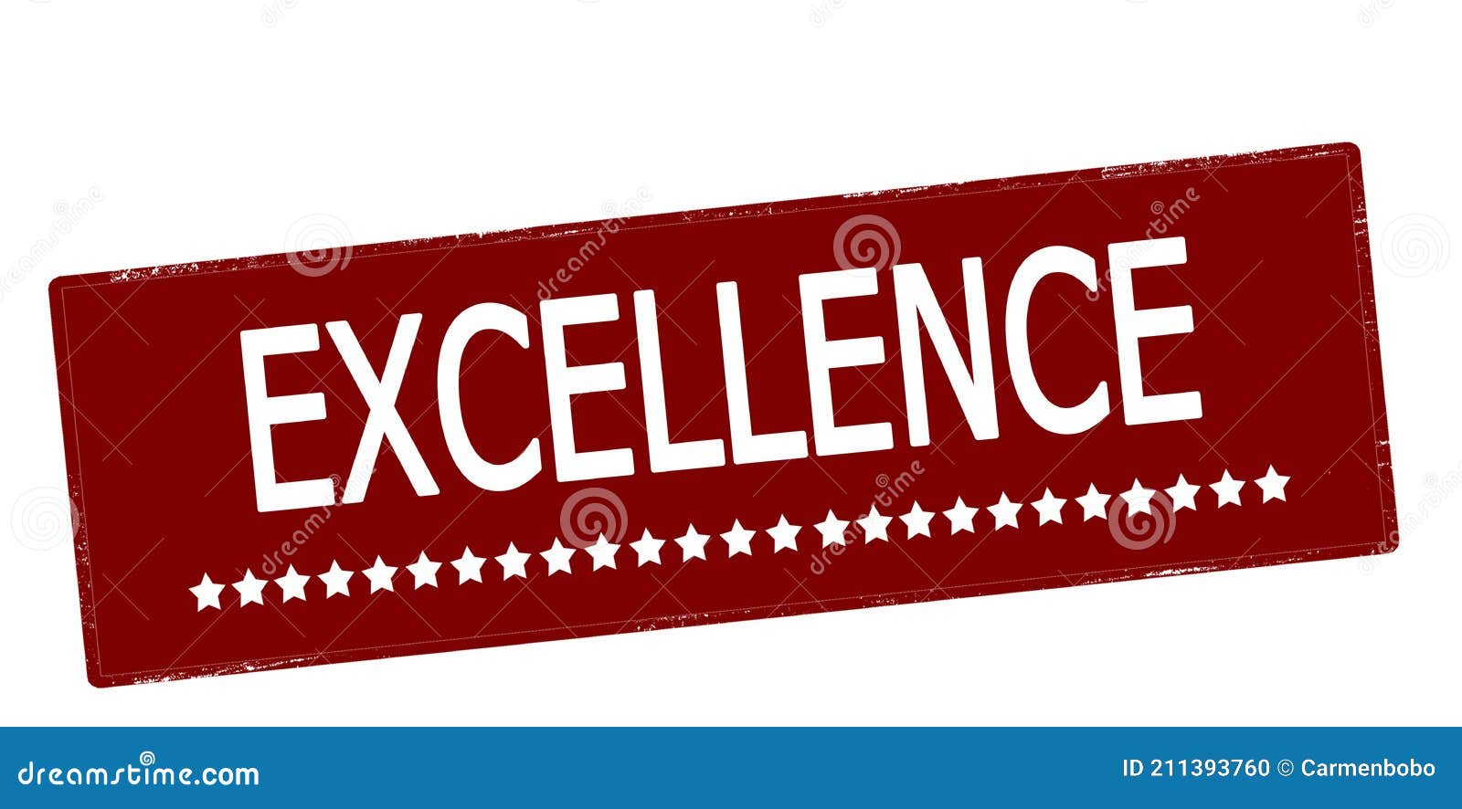 Red Stamp with Word Excellence Stock Illustration - Illustration of ...