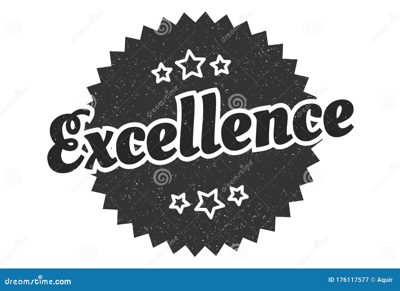 Excellence Sign. Excellence Vintage Retro Label Stock Vector ...