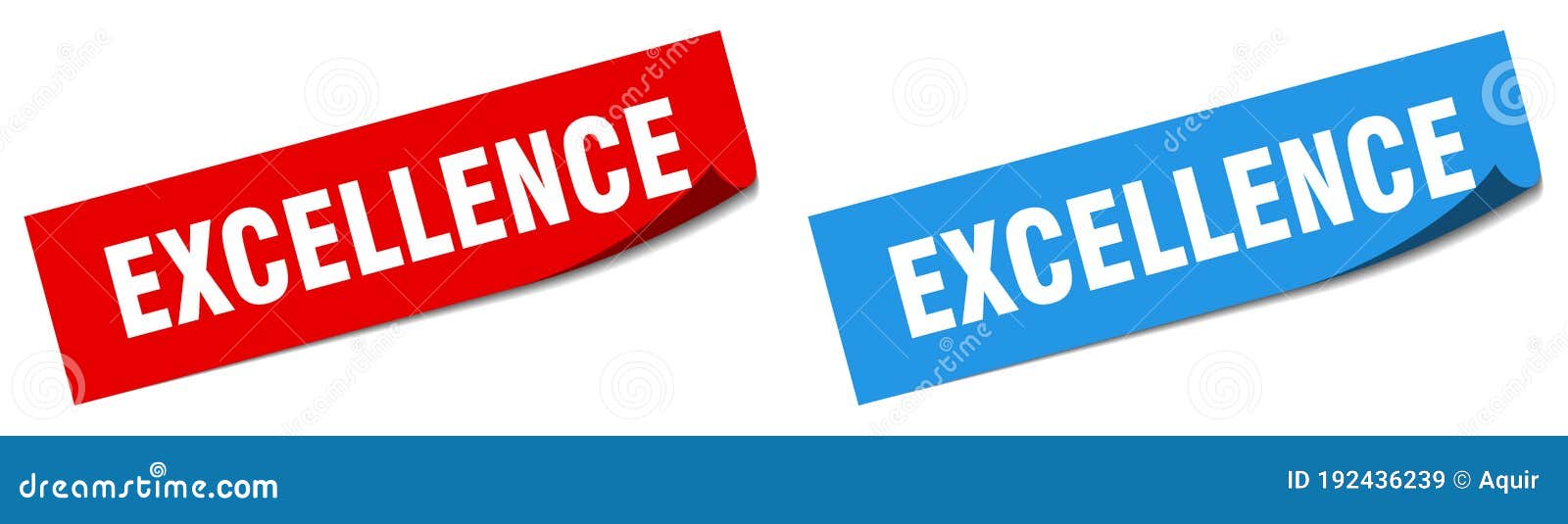 Excellence Sticker. Excellence Sign Set Stock Vector - Illustration of ...