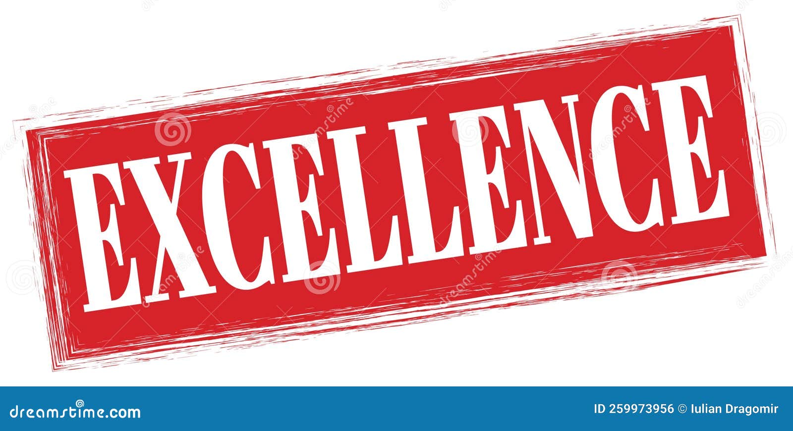 EXCELLENCE Text Written on Red Stamp Sign Stock Illustration ...