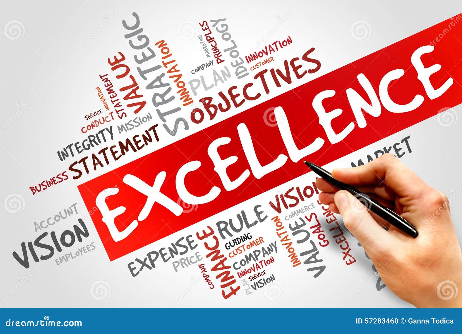 EXCELLENCE stock photo. Image of marketing, effect, finance - 57283460