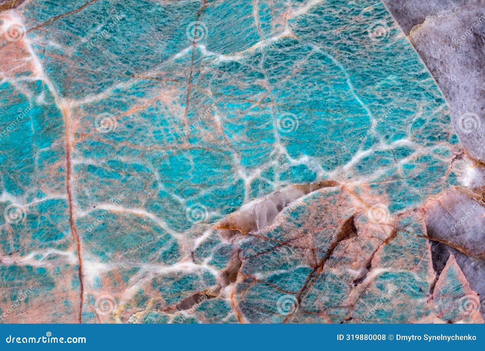 Excellent Amazonite Quartzite Background As Part of Your Artwork. Stock ...