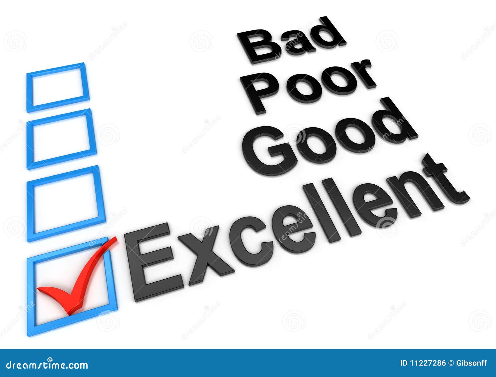 Excellent CHOICE stock illustration. Illustration of perspective - 11227286