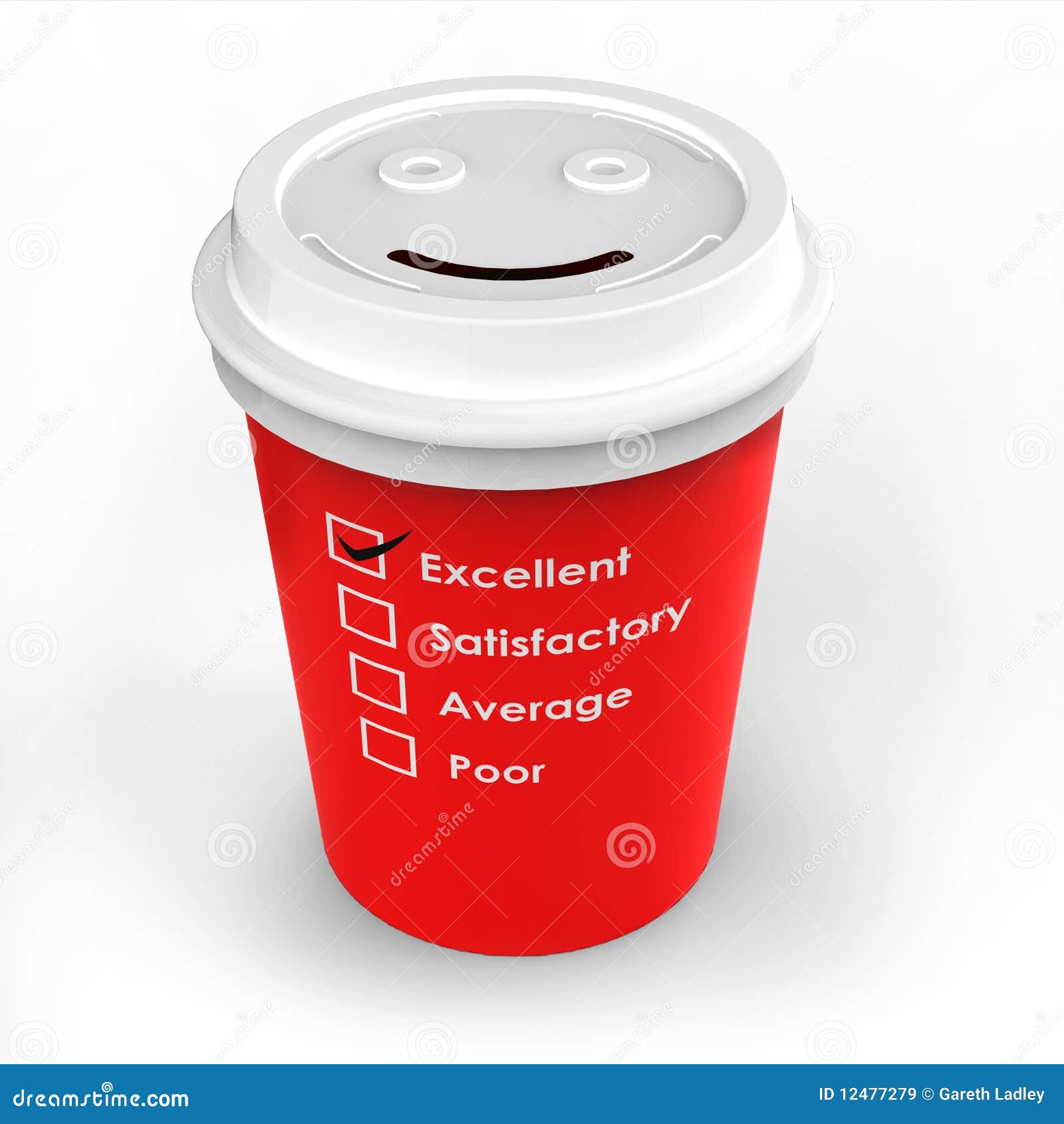 Excellent coffee cup stock illustration. Illustration of satisfactory ...