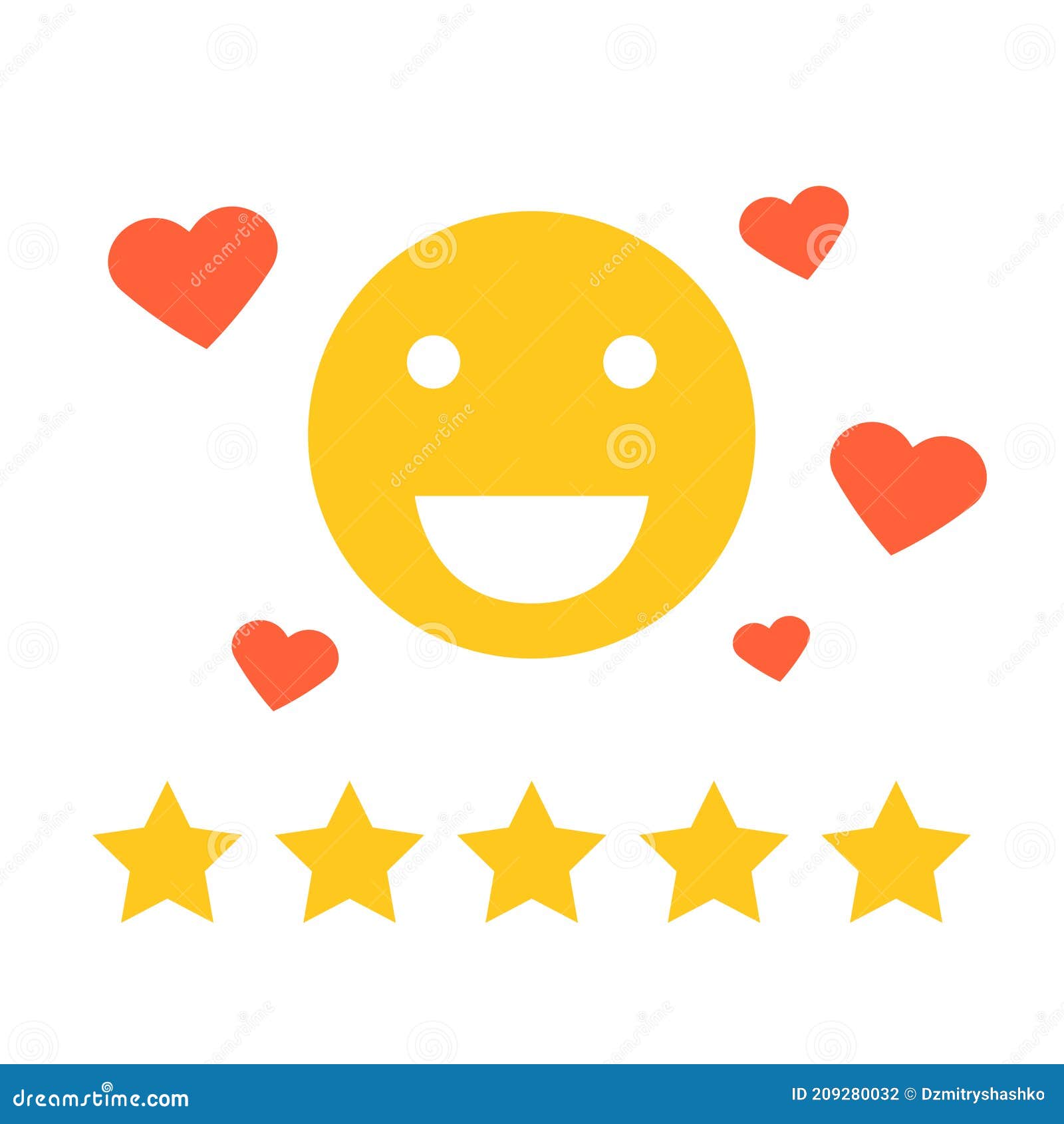 Excellent Customer Service Design Stock Vector - Illustration of emoji ...