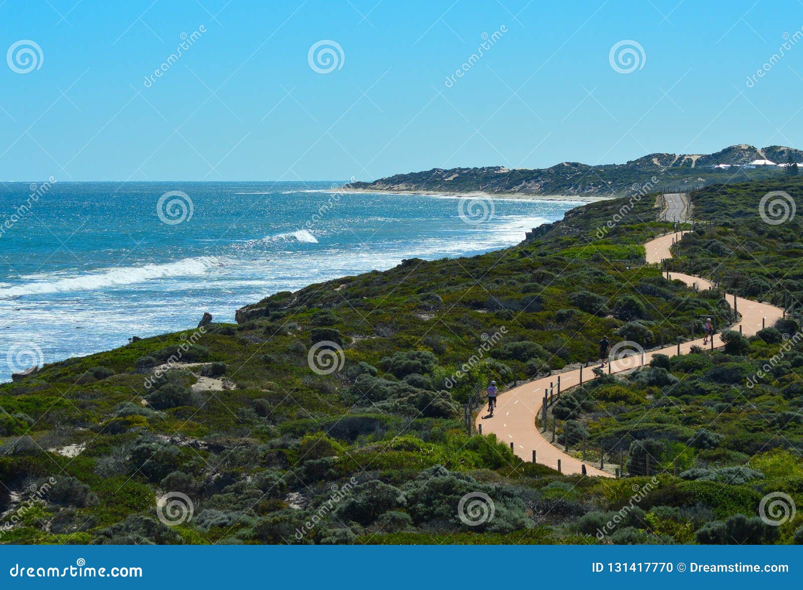 Excellent cycle path stock photo. Image of wide, cyclepath - 131417770