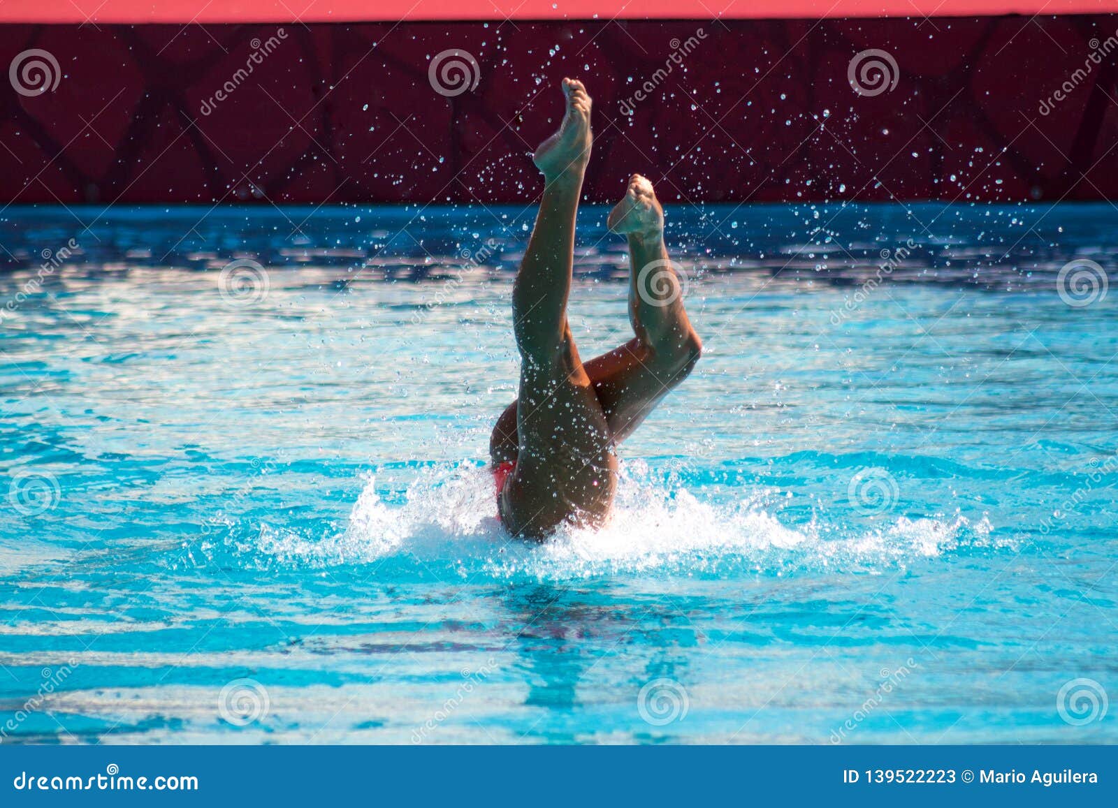Synchronized swim stock image. Image of child, mexican - 139522223
