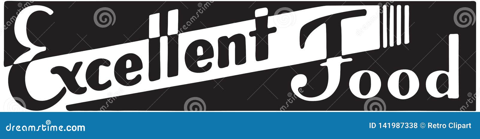 Excellent Food 3 stock illustration. Illustration of brunch - 141987338