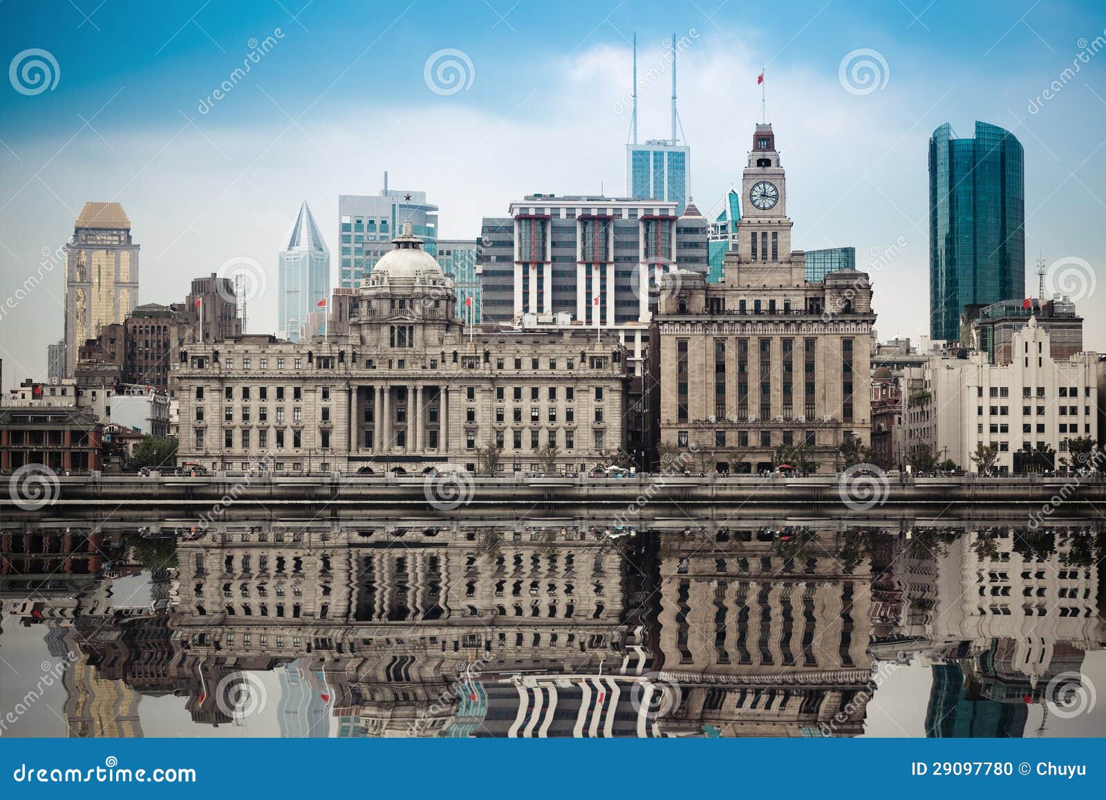 Excellent Historical Buildings in Shanghai Bund Stock Photo - Image of ...