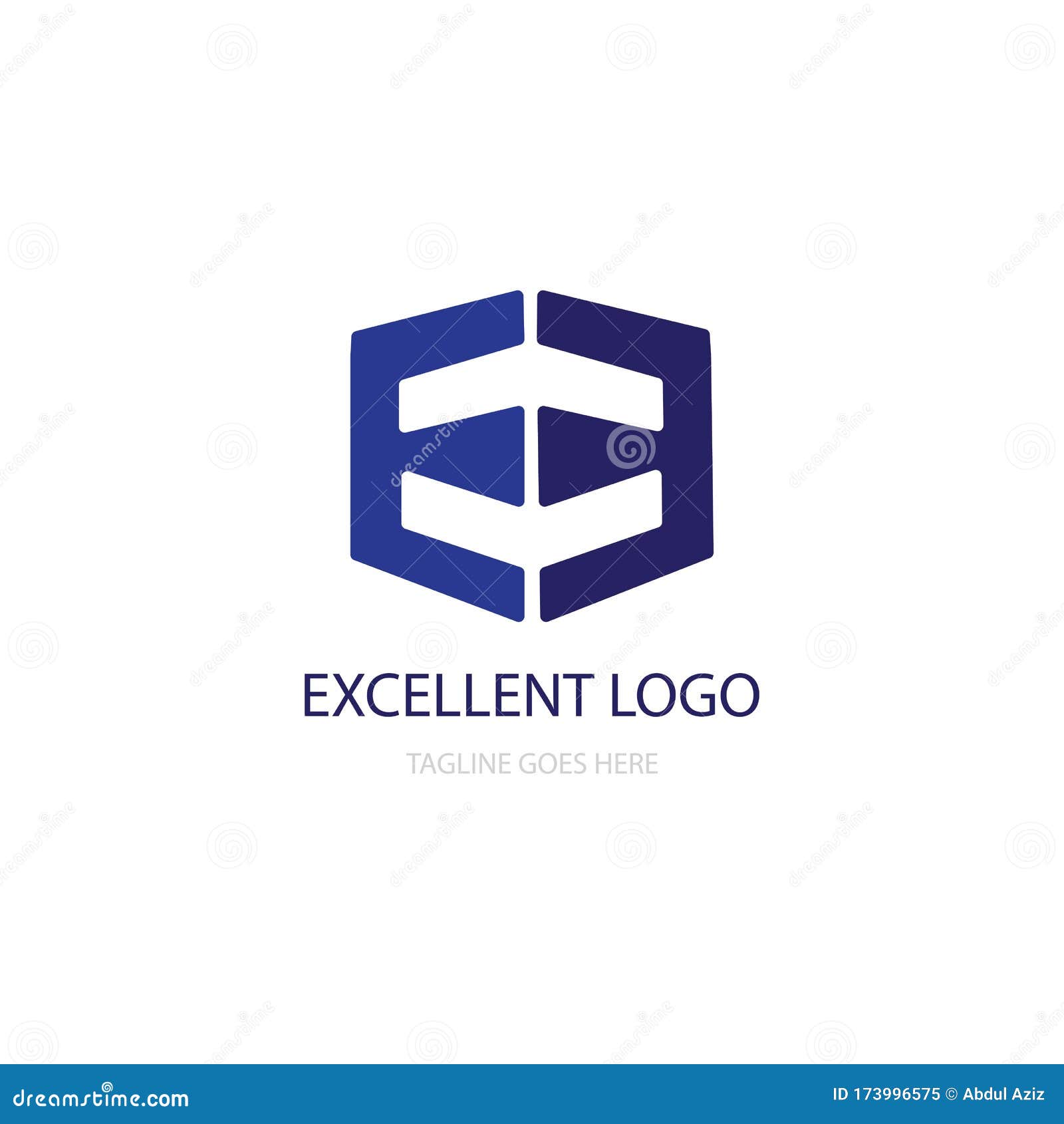 Excellent logo vector stock vector. Illustration of template - 173996575