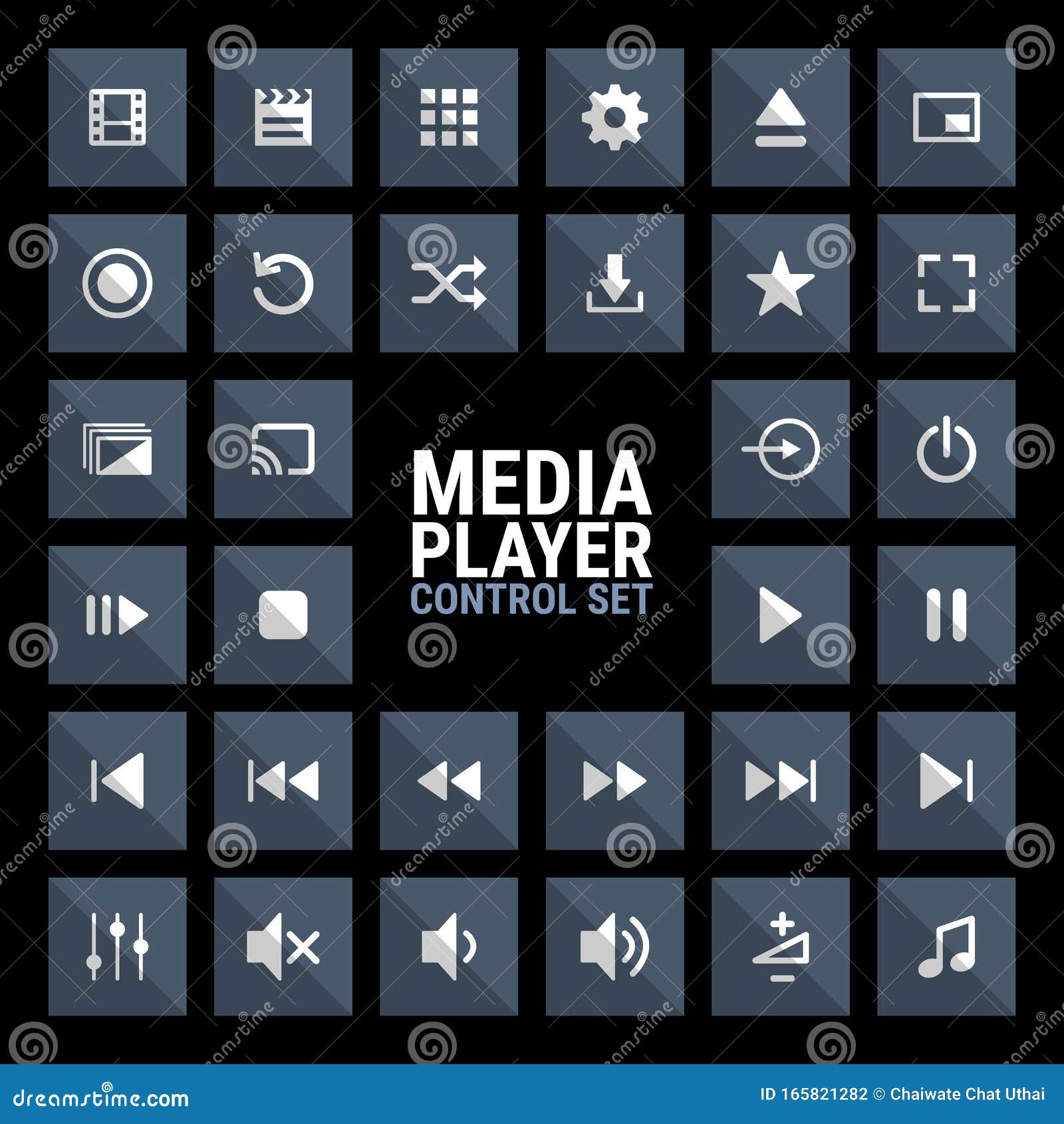 Excellent Media Player Control Icon Set Stock Vector - Illustration of ... Excellent Media Player Control Icon Set Stock Vector - Illustration of ...