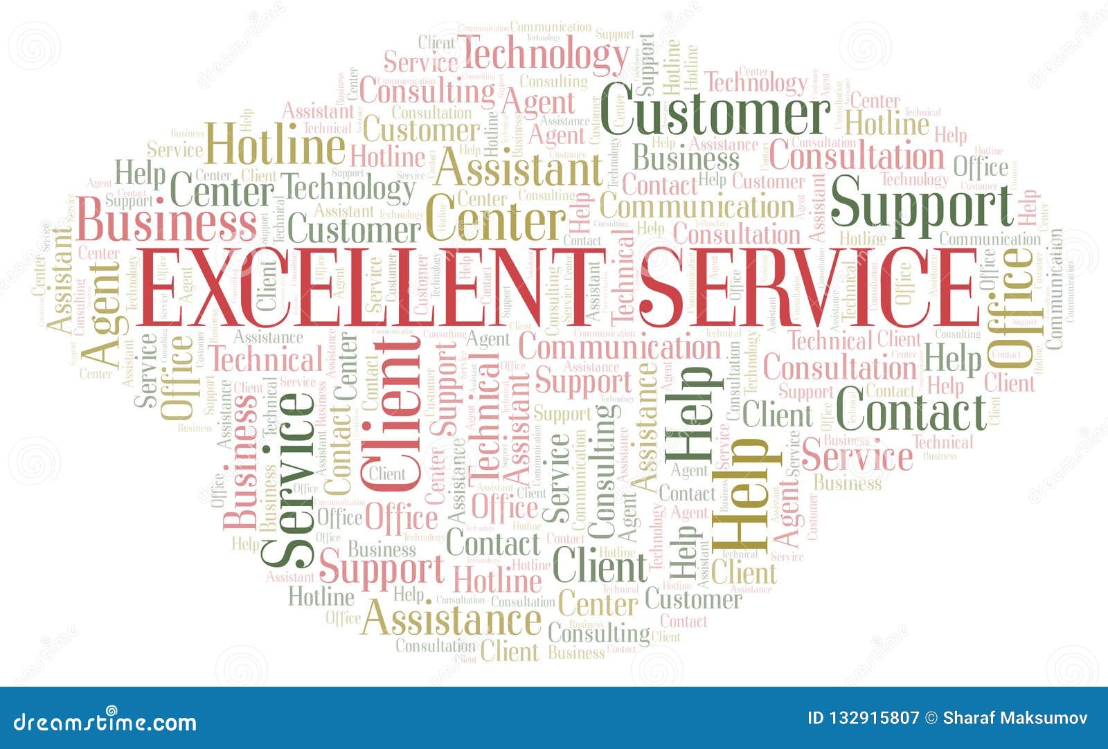 Excellent Word On Sign Man Holding Review Feedback Banner Stock Photo ...