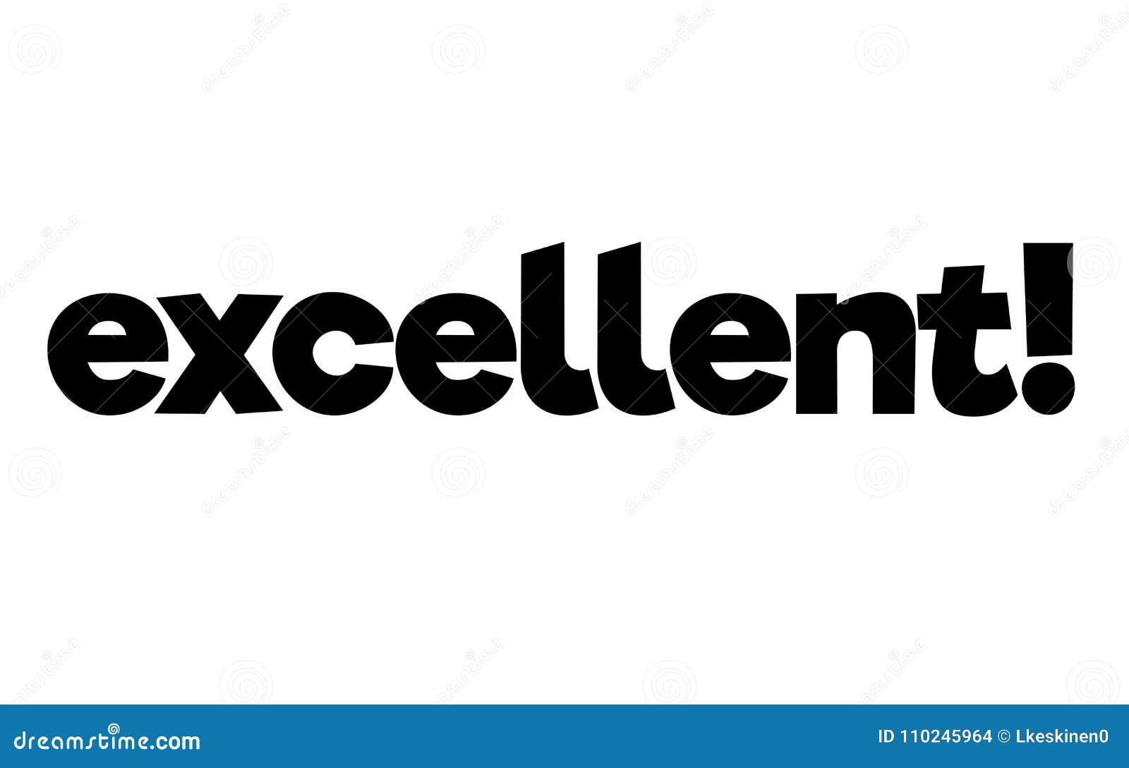 Excellent stamp typ stock vector. Illustration of merit - 110245964