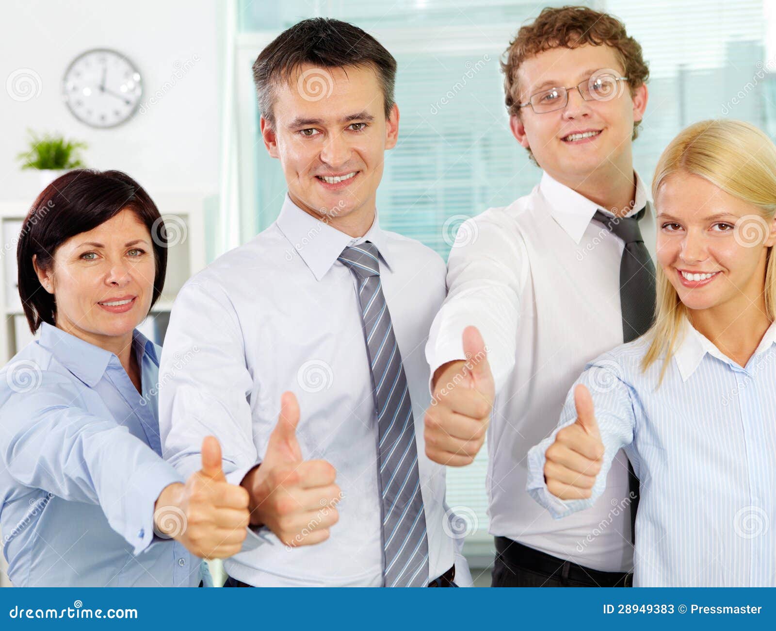 Excellent workers stock image. Image of company, expression - 28949383