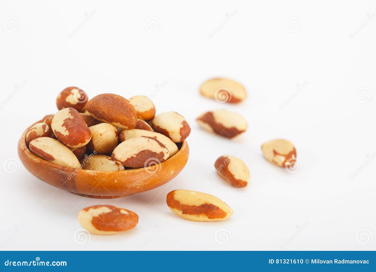 Excelsa Del Bertholletia De Las Nueces De Brasil Foto de archivo ...