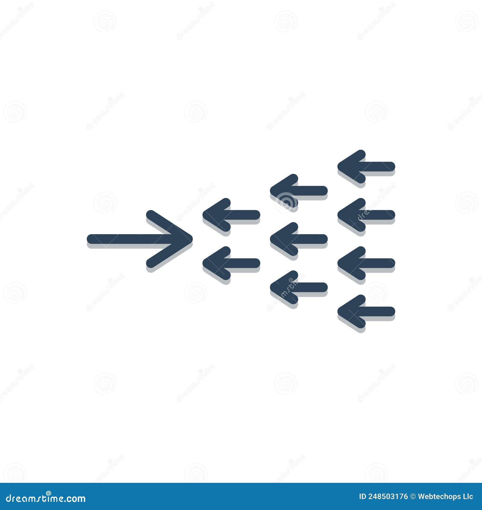 Color Illustration Icon for Exception, Omission and Exclusion Stock ...