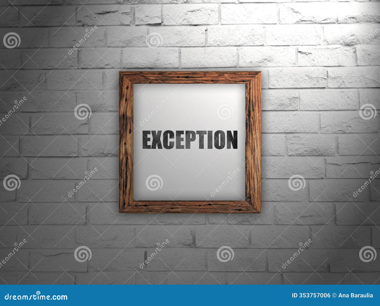 EXCEPTION - Word in Notebook on Green Background with Glasses and Pen ...