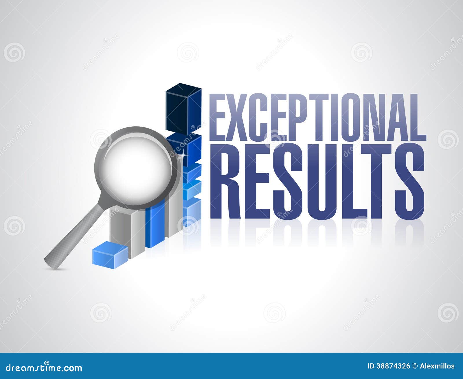 Exceptional Business Results Graph Illustration Stock Illustration ...