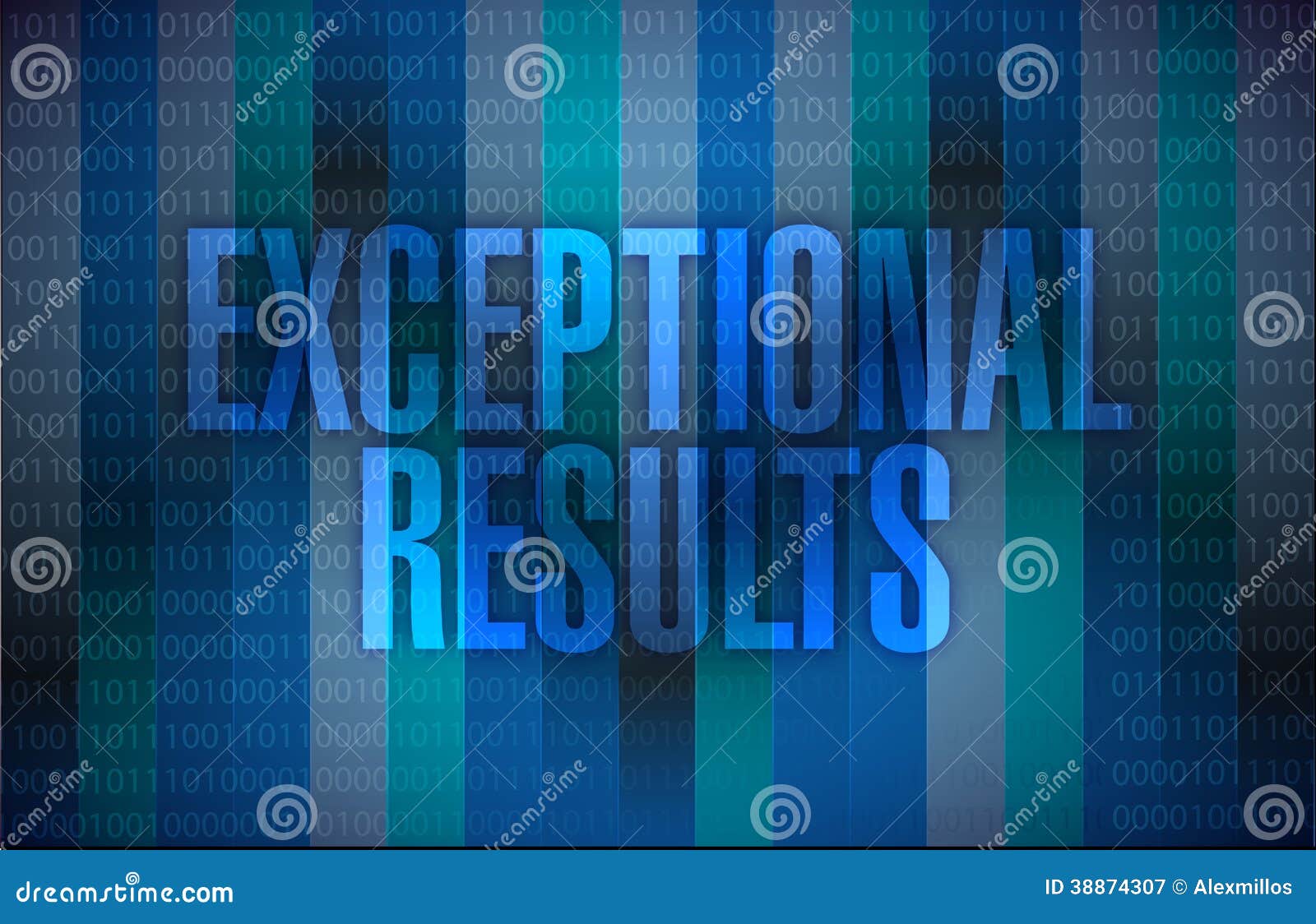 Exceptional Results Letter Rubber Stamp Template Vector Illustration ...