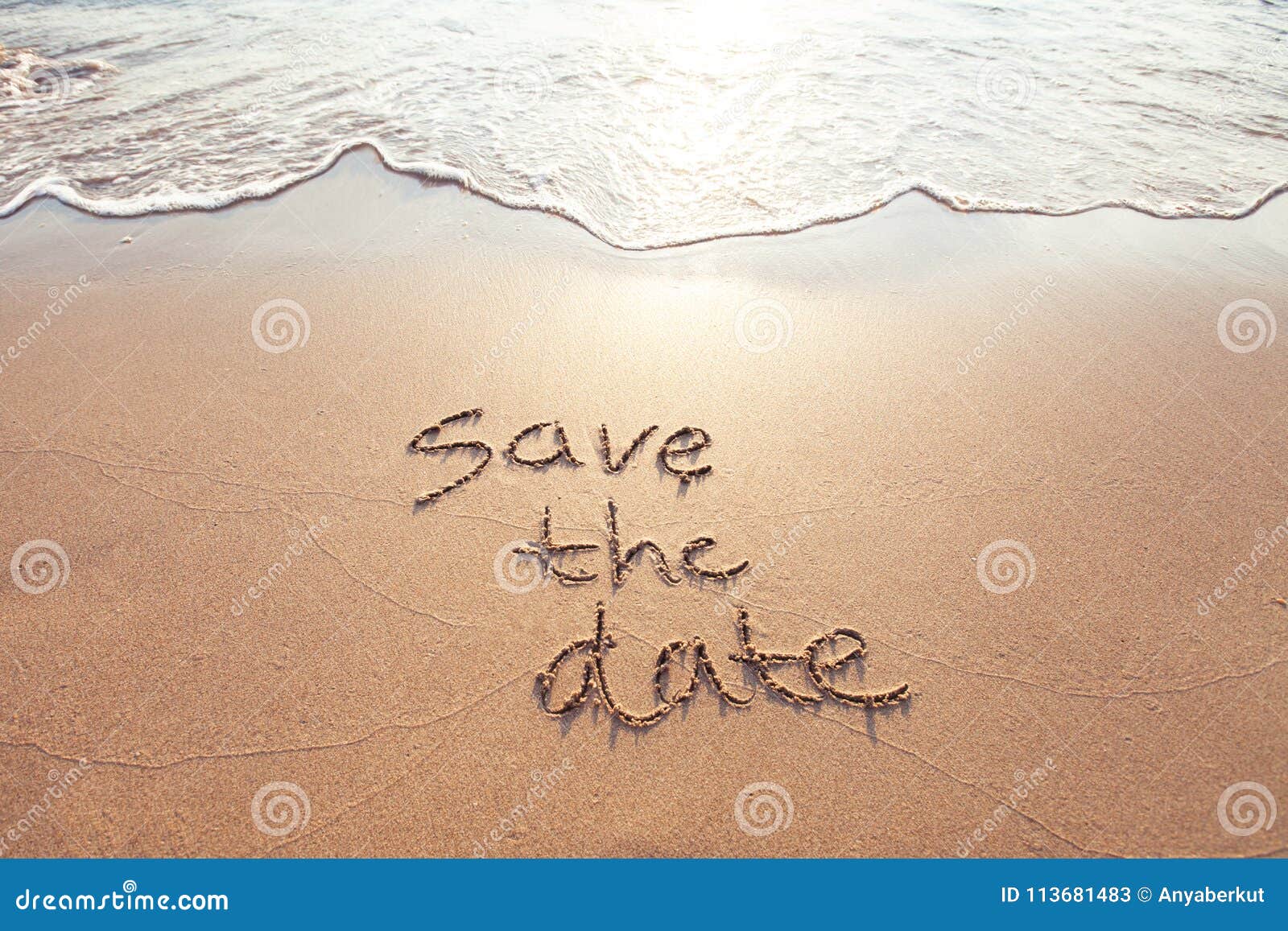 Excepto la fecha imagen de archivo. Imagen de escrito - 113681483