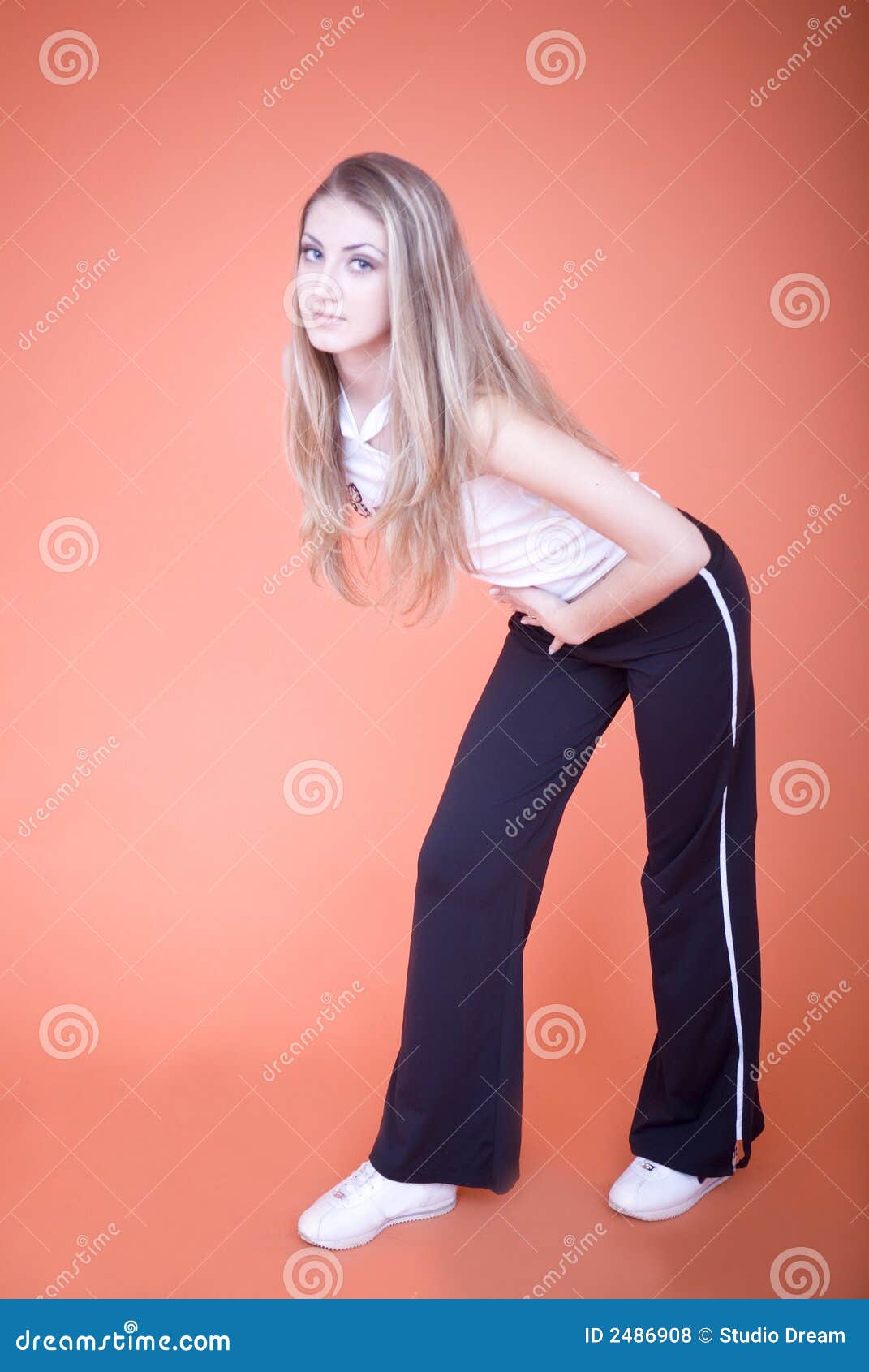 Excercising stock photo. Image of wellness, female, sport - 2486908