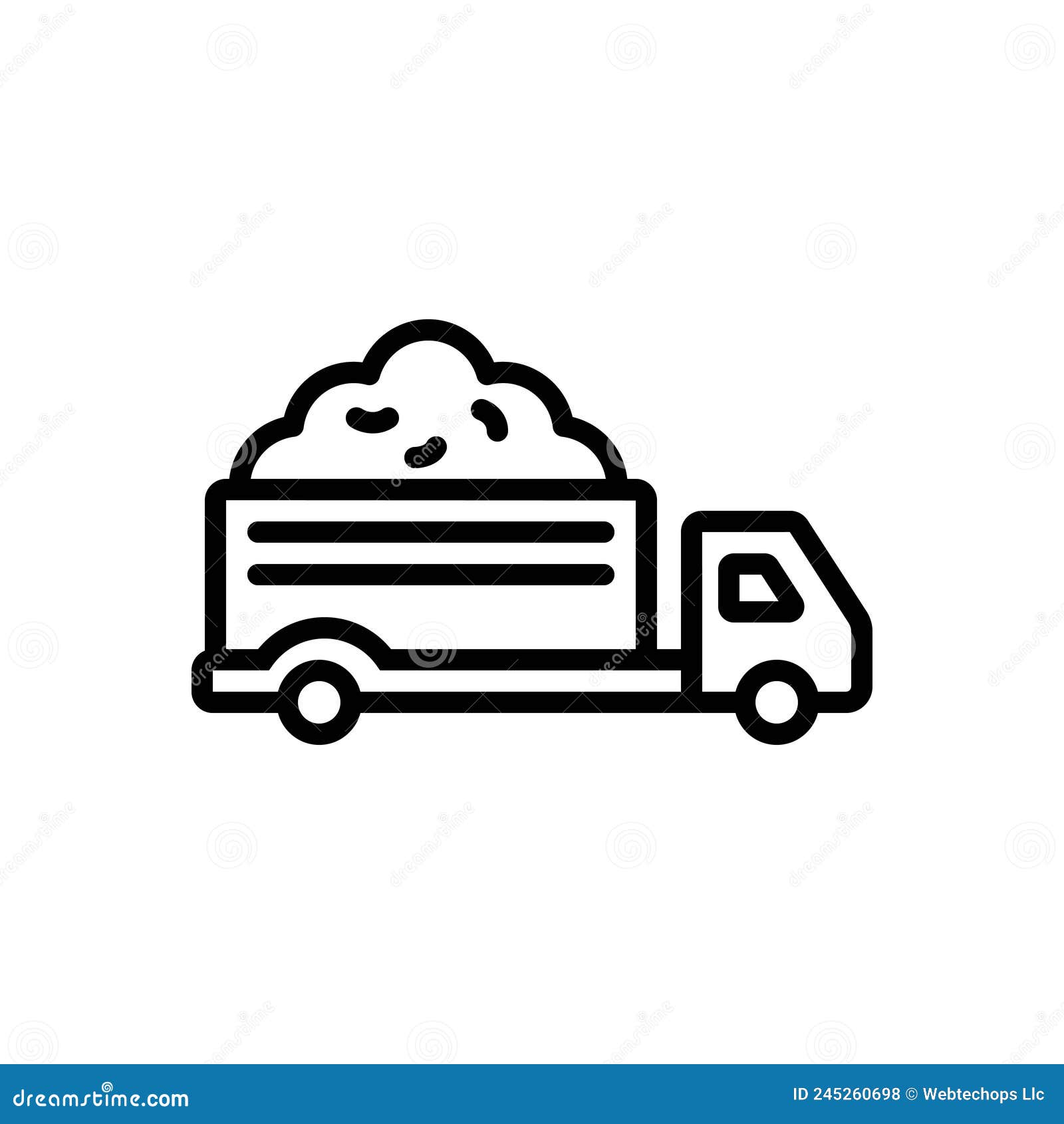 Black Line Icon for Excess, Surplus and Overplus Stock Vector ...