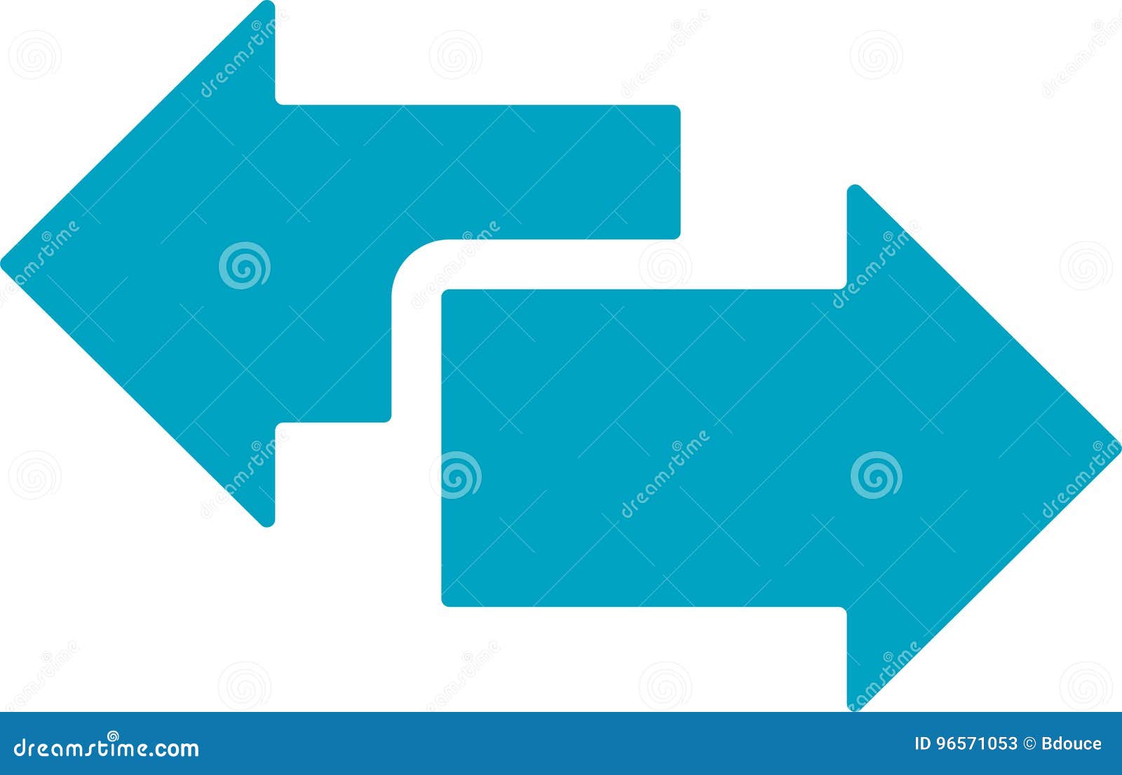 Exchange Arrows Icon stock vector. Illustration of arrow - 96571053