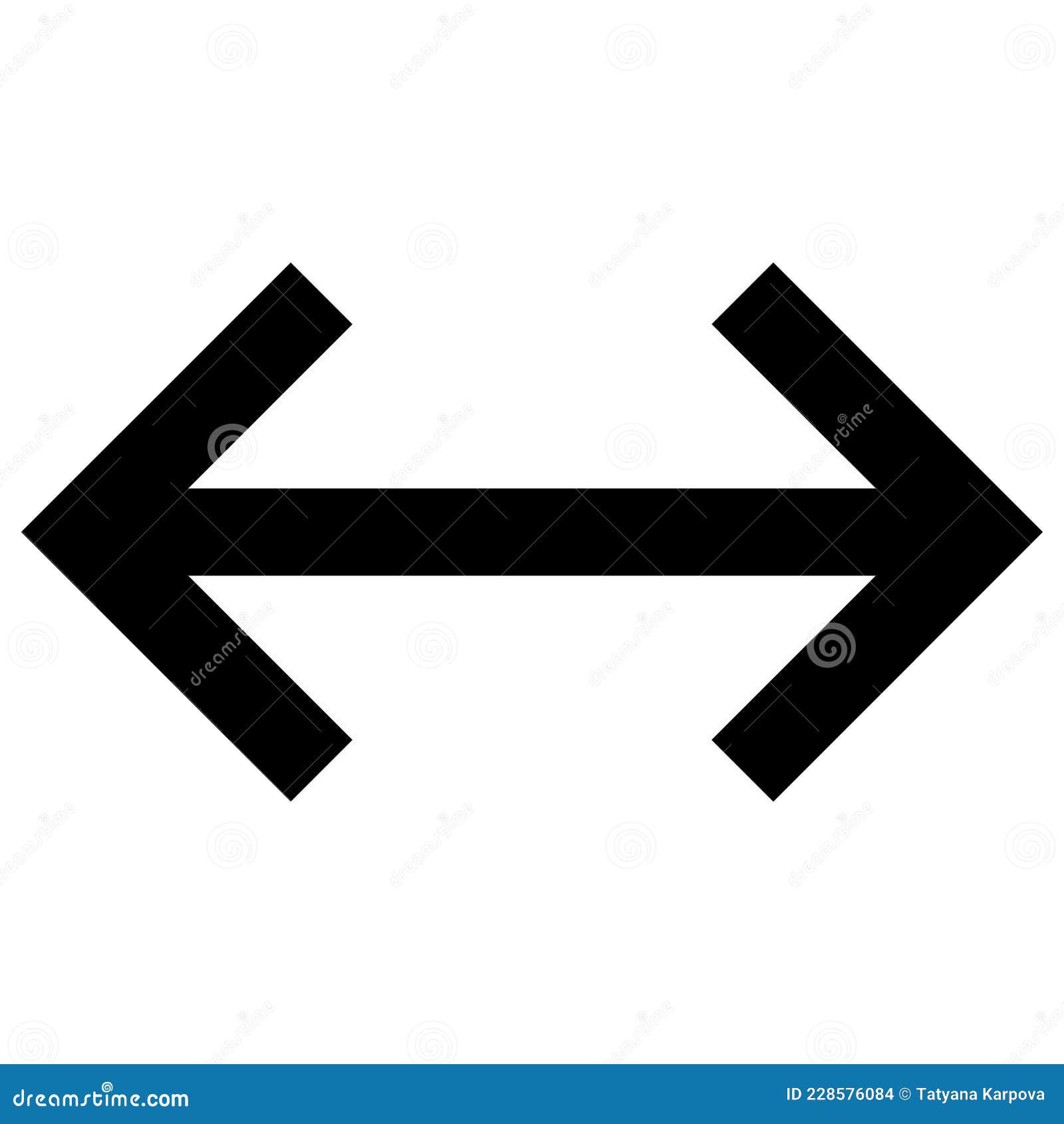 Exchange Arrows Vector Icon Flat Illustration Stock Vector ...