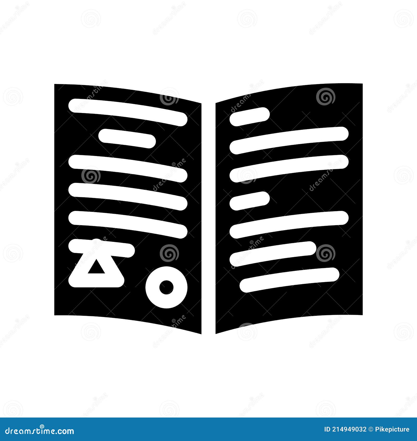 Exchange Card, Documents Icon Vector Glyph Illustration Stock Vector ...