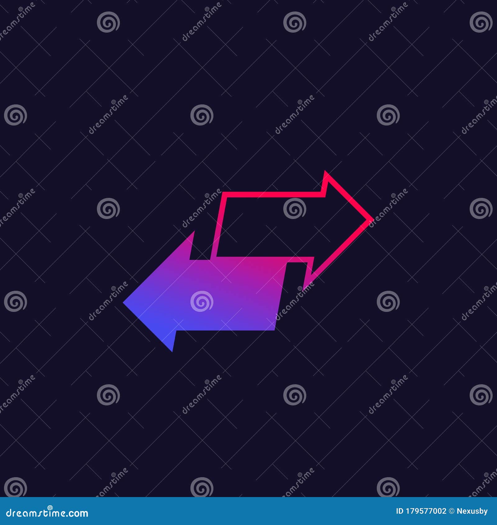 Convert Arrows Solid Flat White Icons In Square Backgrounds Vector ...
