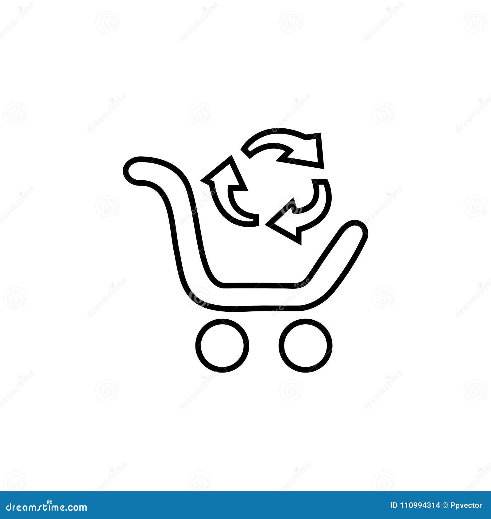 Exchange of goods stock vector. Illustration of return - 110994314