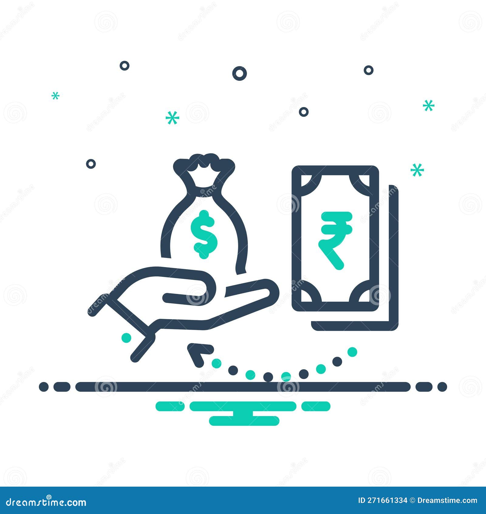 Mix Icon for Exchange, Swap and Trade Stock Vector - Illustration of ...