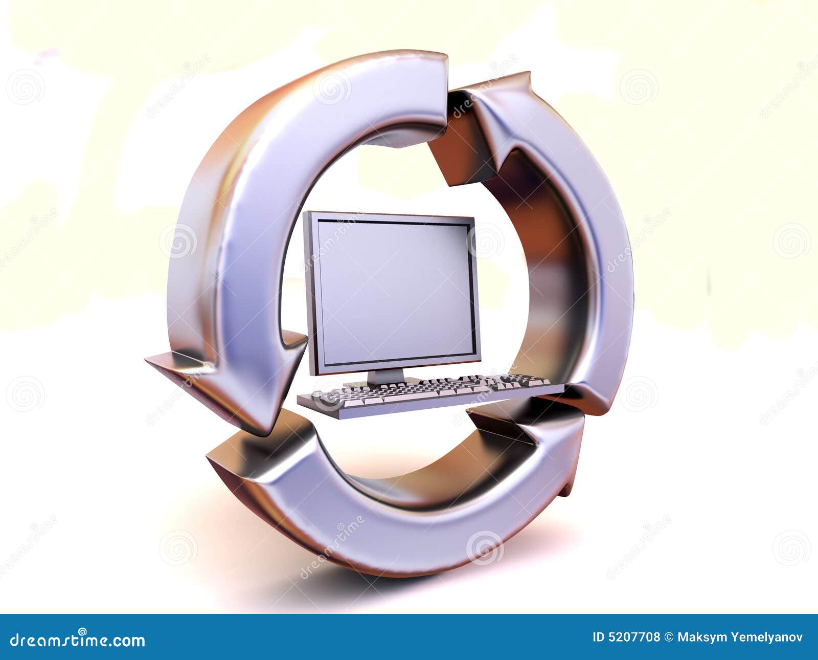 Exchange by information stock illustration. Illustration of desktop ...