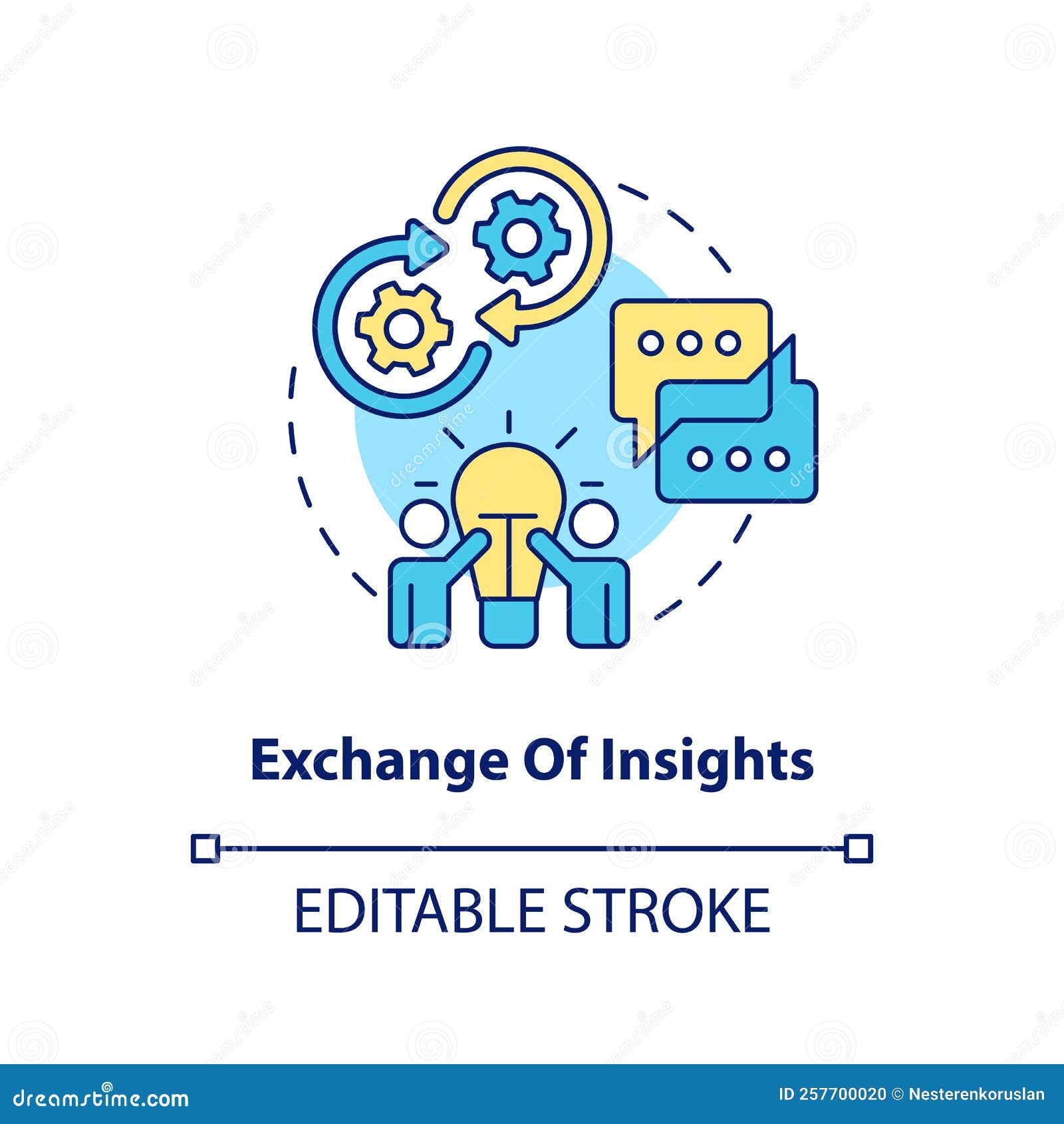 Exchange Of Insights Concept Icon Vector Illustration | CartoonDealer ... Exchange Of Insights Concept Icon Vector Illustration | CartoonDealer ...