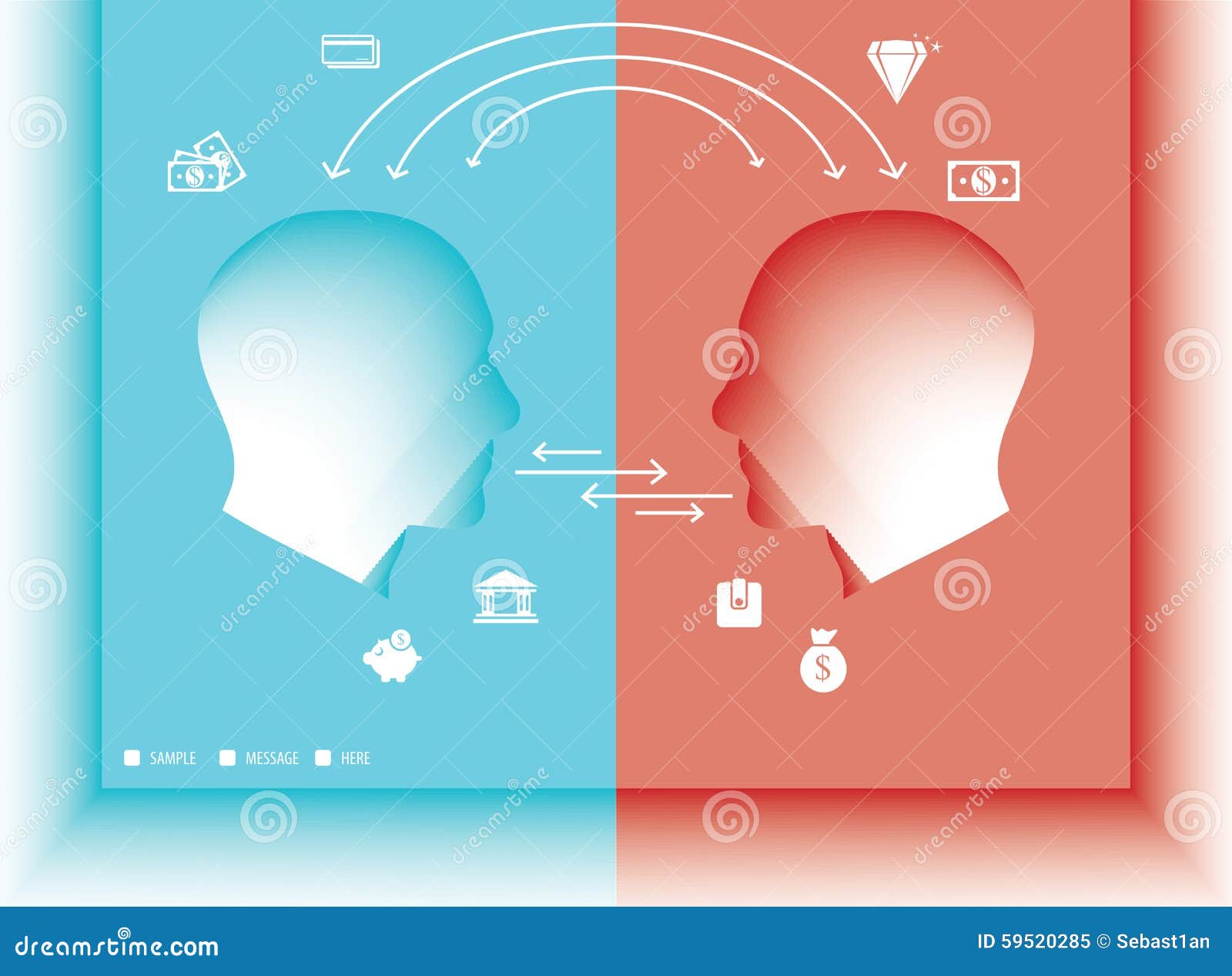 Exchange People stock vector. Illustration of idea, intelligence - 59520285