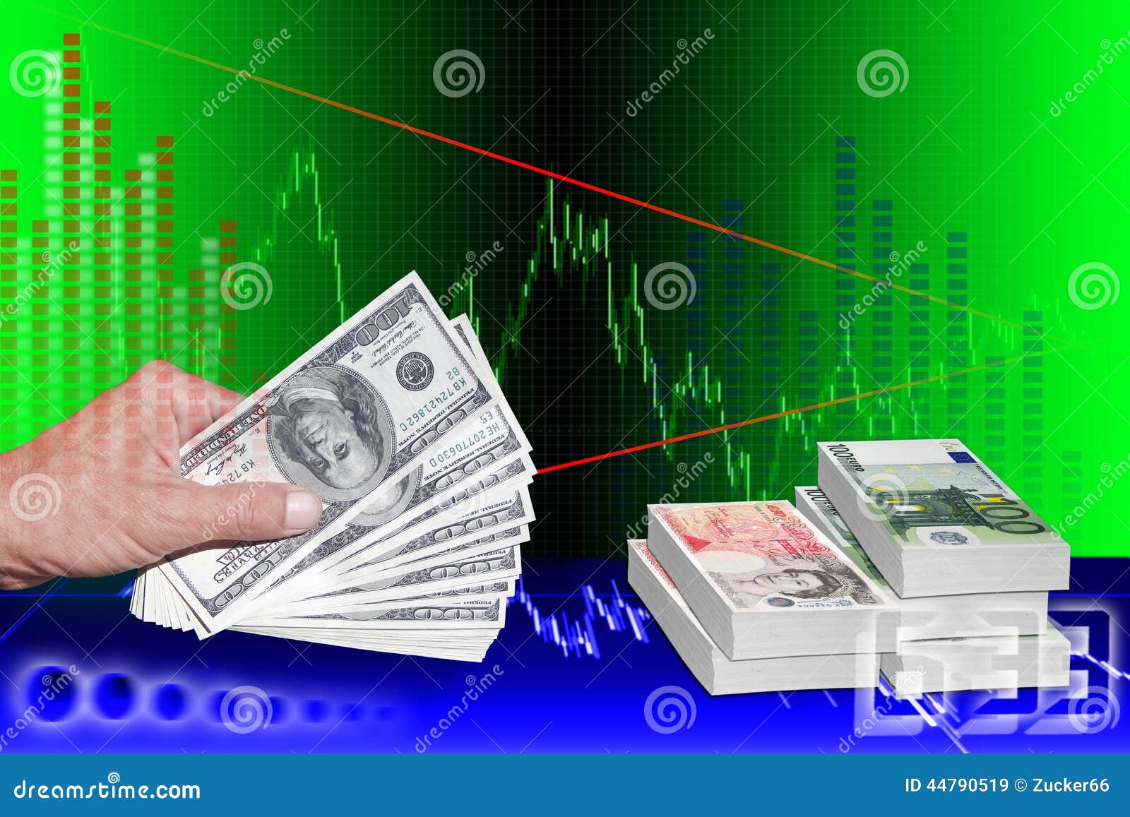 Exchange stock image. Image of sale, banknotes, earn - 44790519