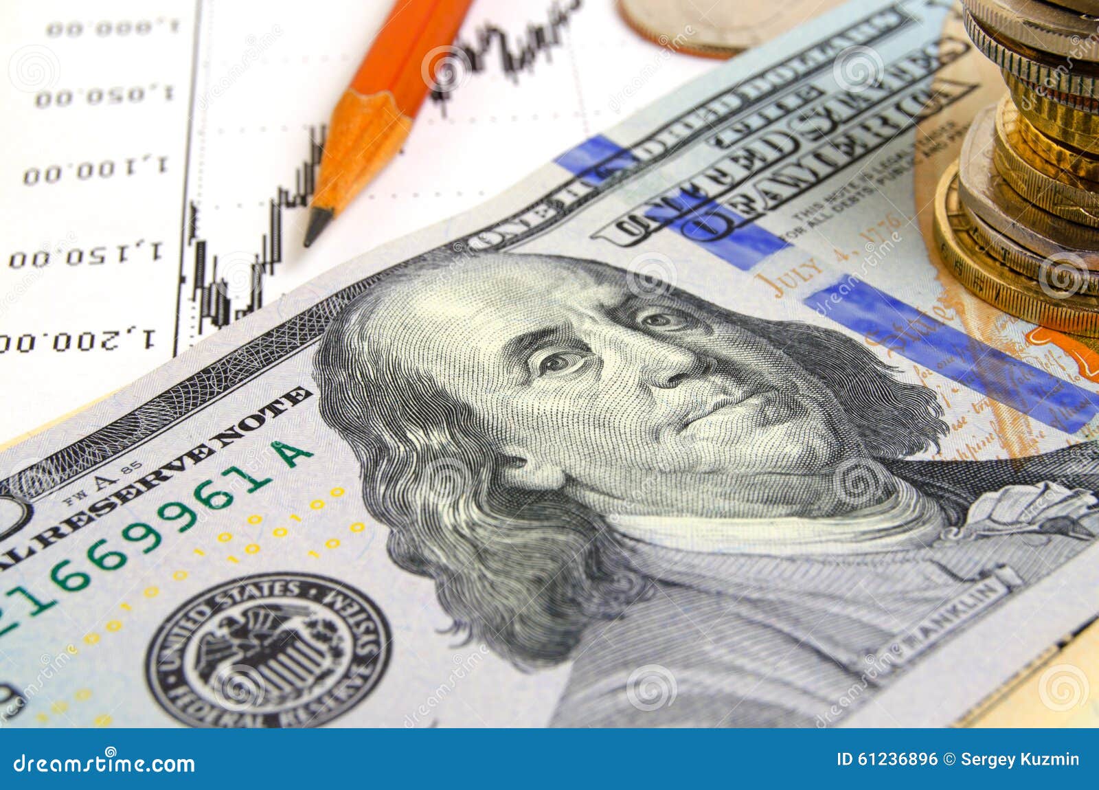 Exchange rate. stock photo. Image of dollar, money, dollars - 61236896