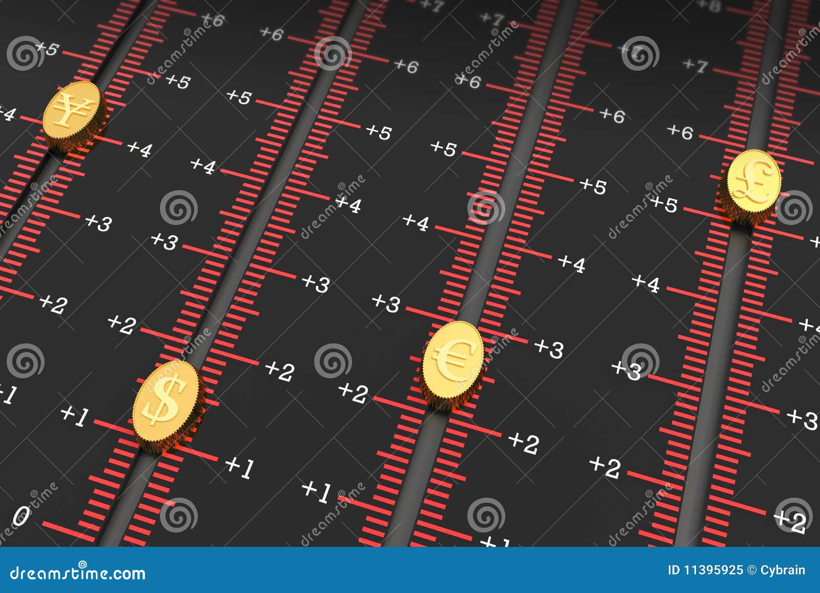 Exchange rate concept stock illustration. Illustration of economy ...