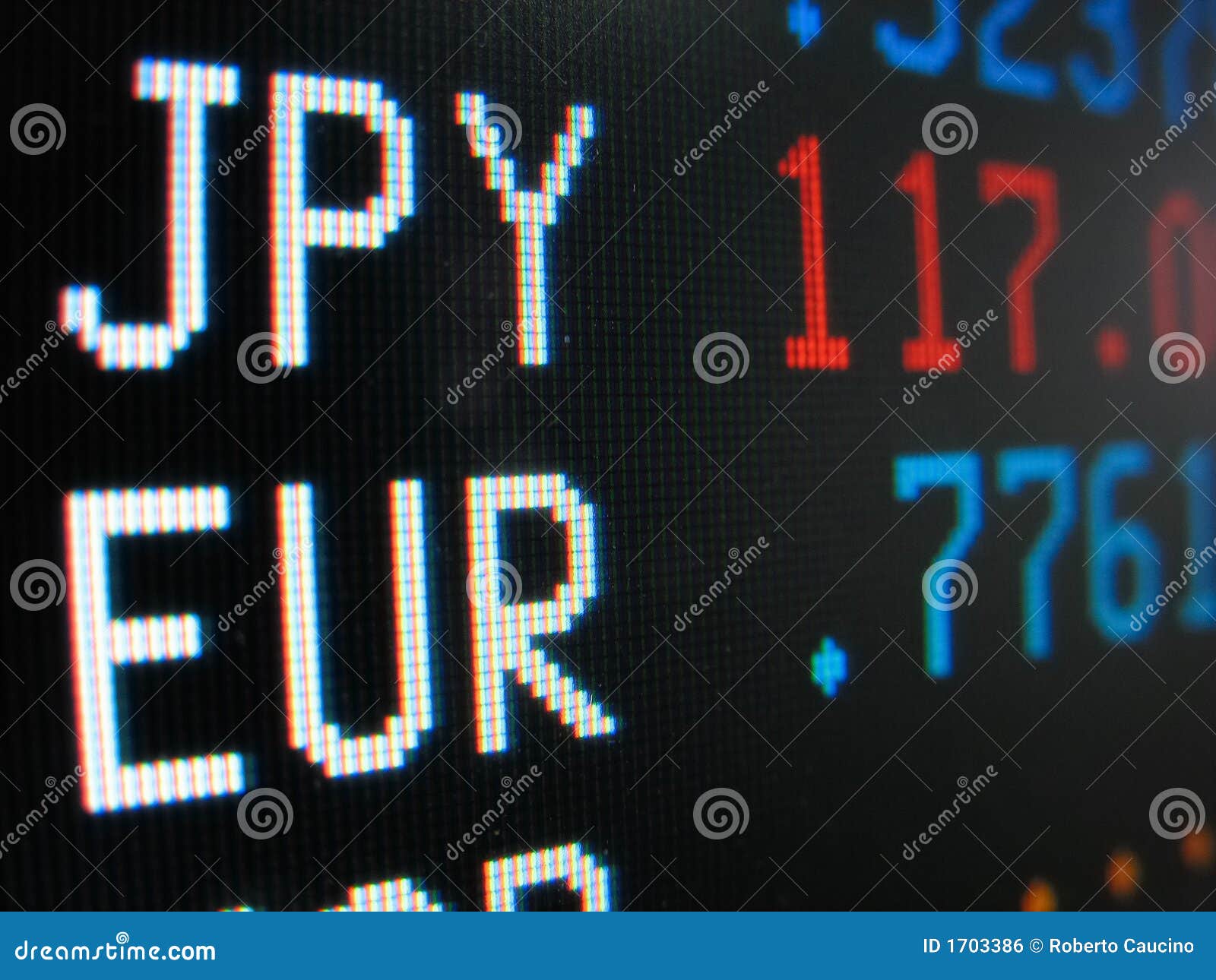 Exchange Rates stock photo. Image of video, money, computer - 1703386