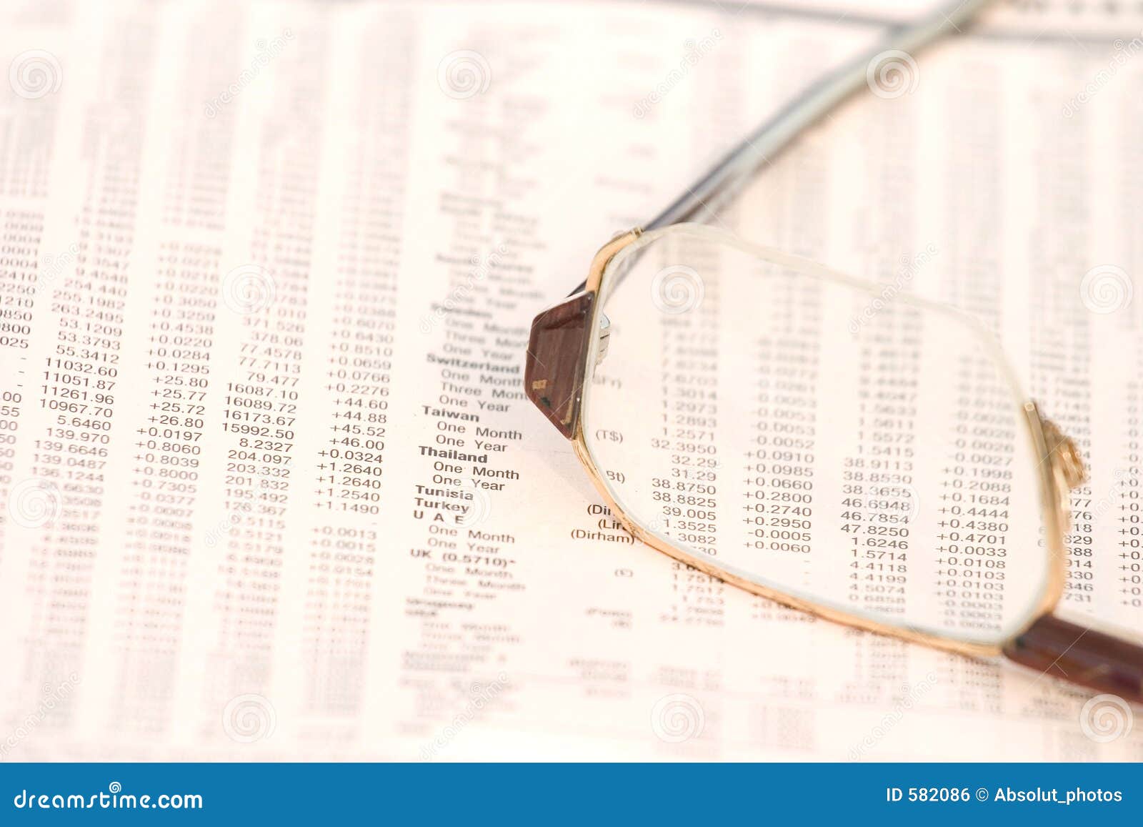 Exchange rates stock photo. Image of data, investment, eyecare - 582086