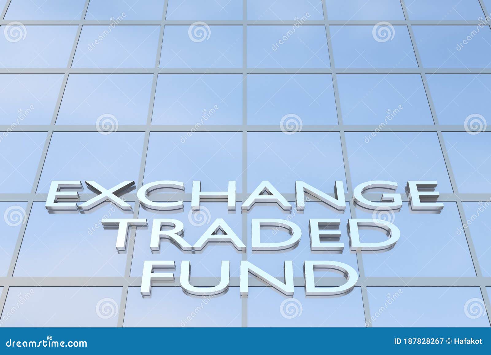 EXCHANGE-TRADED FUND Concept Stock Illustration - Illustration of ...