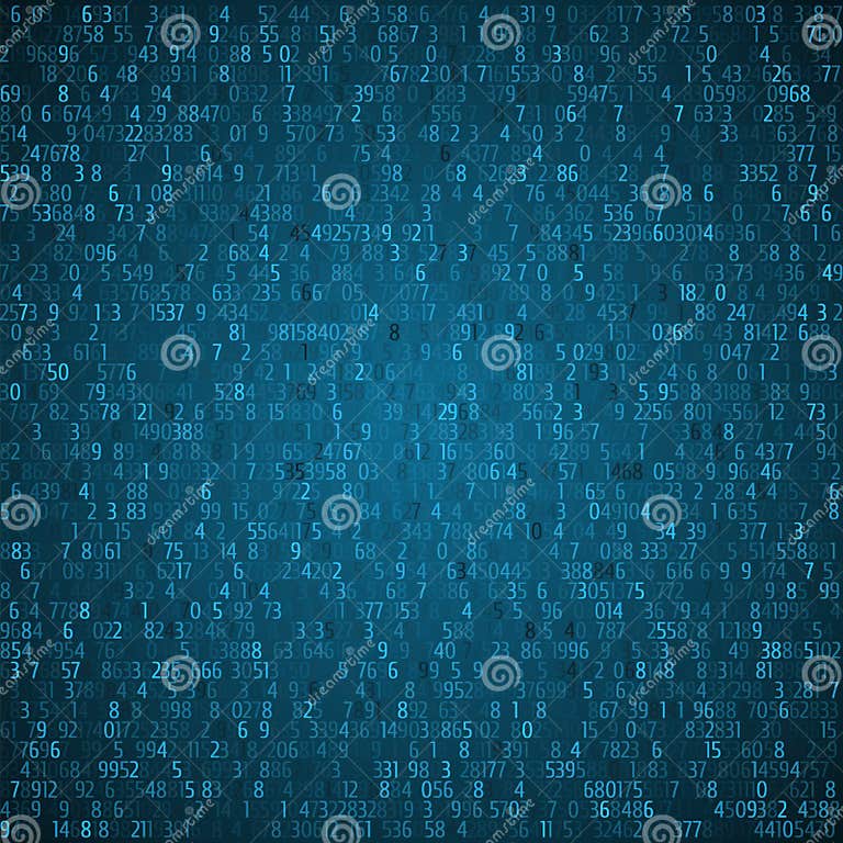 Exchange Trades Blue Background. Binary Code Stock Vector - Illustration of internet, digital ...