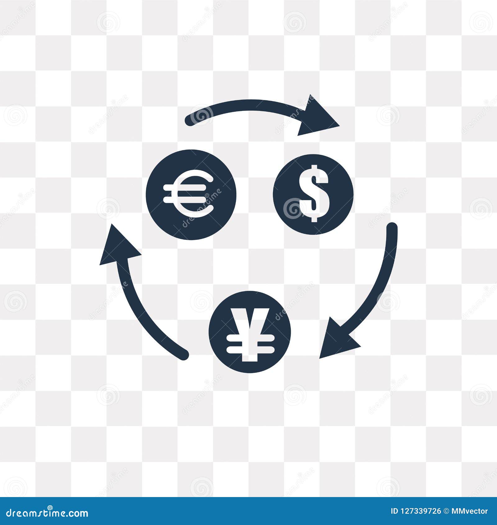 Exchange Vector Icon Isolated on Transparent Background, Exchange ...