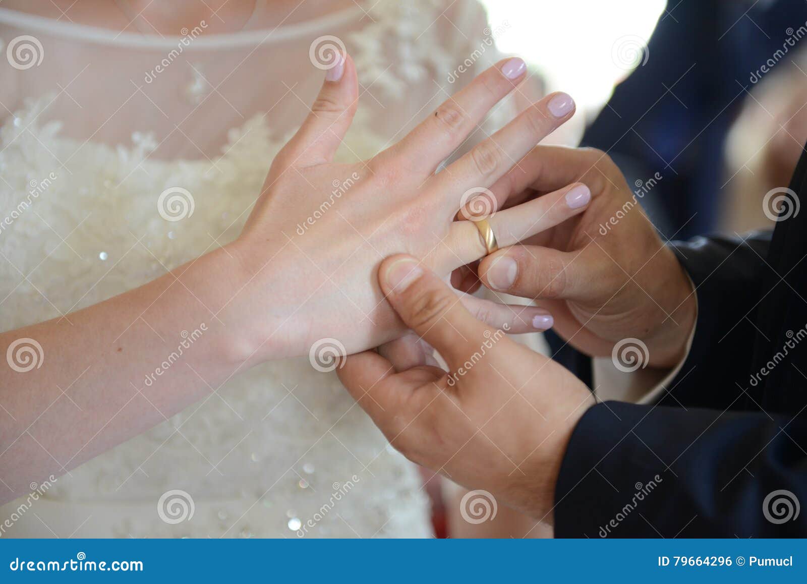 Exchange of the Wedding Rings Stock Photo - Image of marriage, jewelery ...