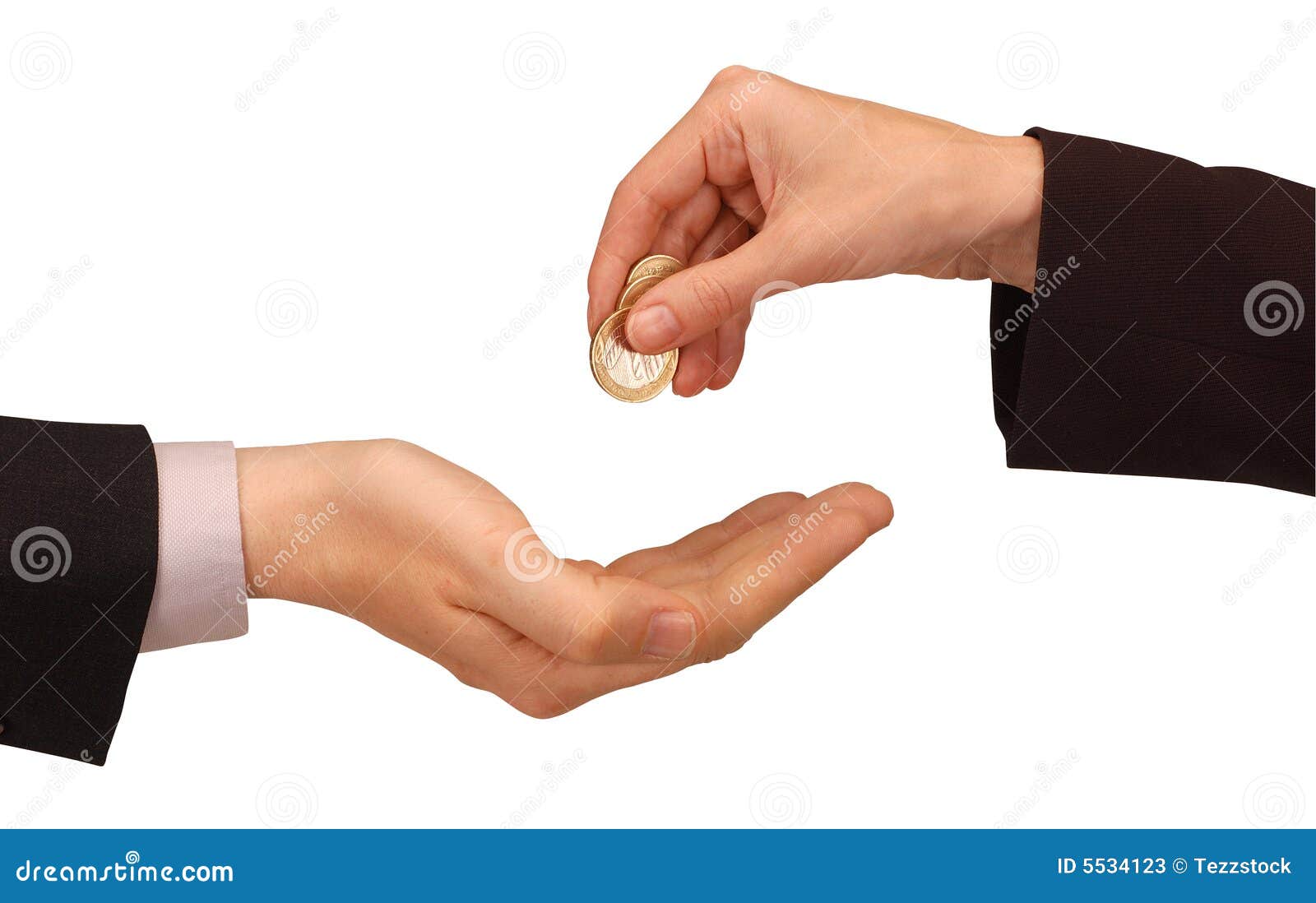 Exchanging coins stock image. Image of money, financial - 5534123