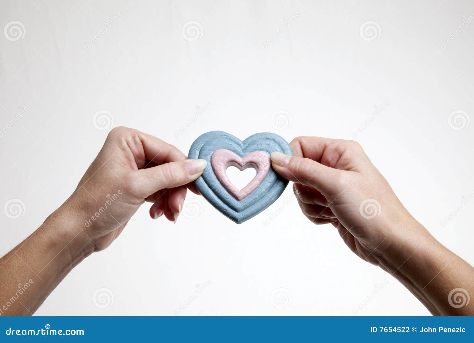 Exchanging heart stock photo. Image of wooden, caucasian - 7654522