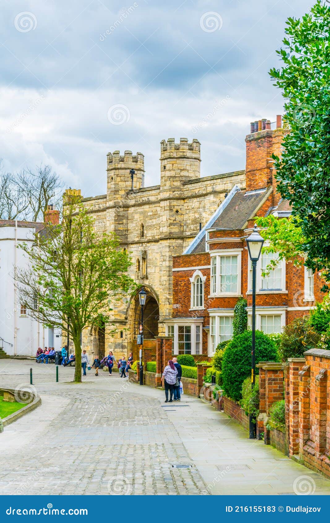 Exchequer Gate in Lincoln, England Editorial Stock Photo - Image of ...