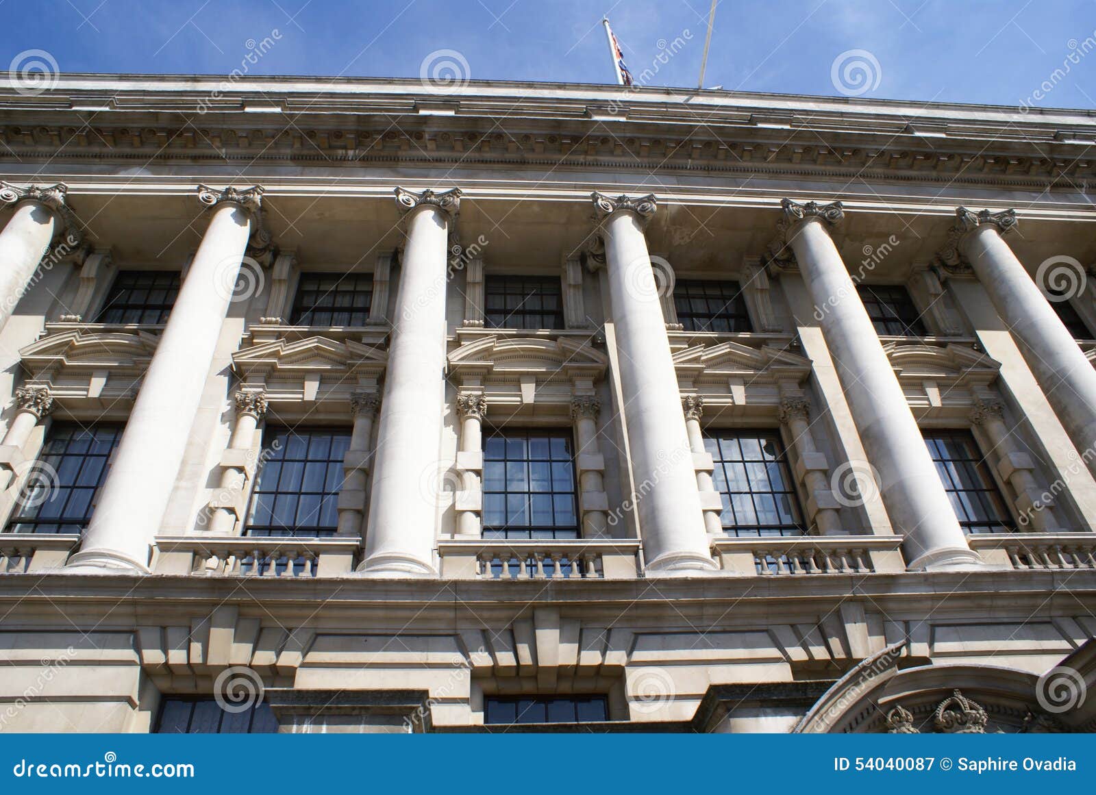 The Exchequer. the Treasury. HM Treasury in London, England Stock Image ...