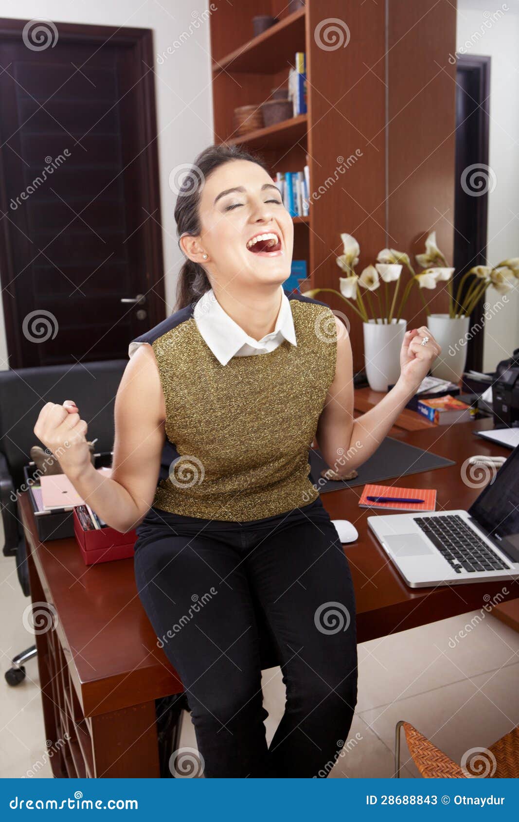 Excited stock image. Image of adult, person, office, success - 28688843