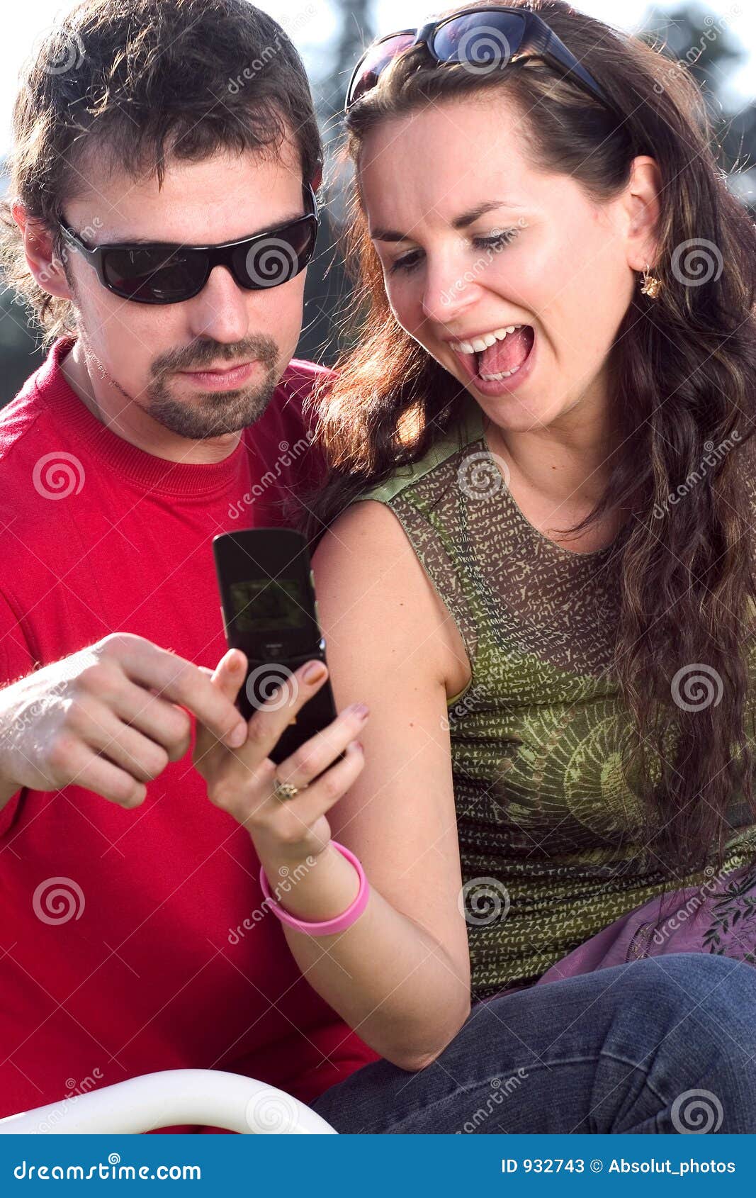 Excited stock image. Image of couple, cellular, enjoy, excitement - 932743